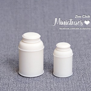 Miniature Canister Set ( Vintage Style ) Scale 1:12 Doll House ...