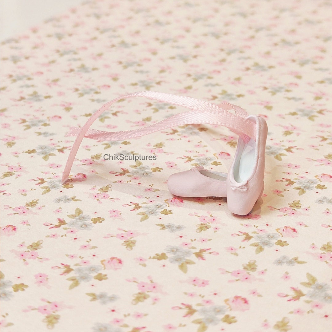 Miniature Ballet Shoes Scale 1:12 Doll House - Etsy