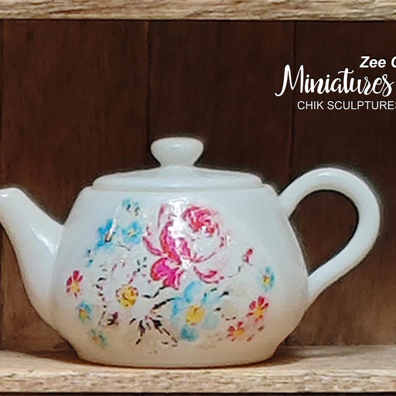 Miniature Rose Teapot - Etsy UK