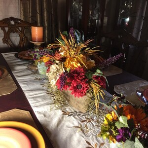 Fall Rust and Gray Proneness. Crimson Mums Purple Mums and Accent Stems ...