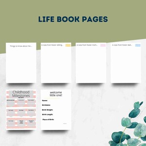 Foster Care Life Book / Foster Care Book / Gender Neutral Life Book ...