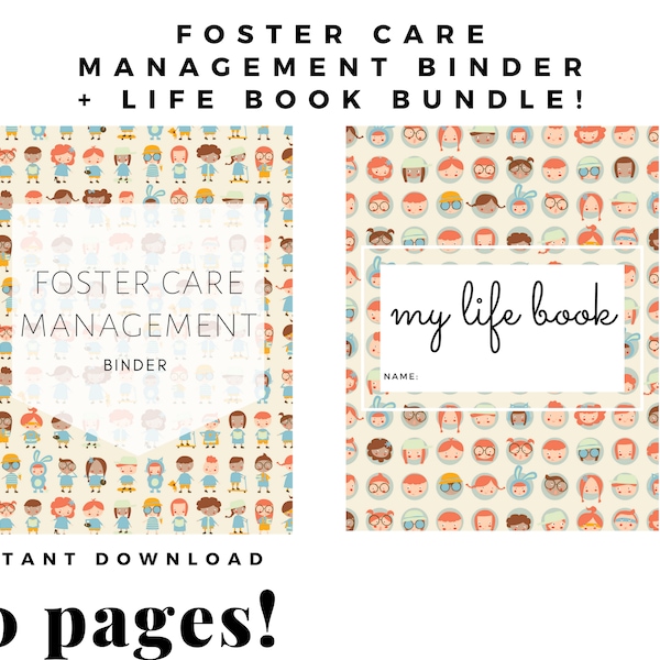 Foster Lifebook Template - Etsy