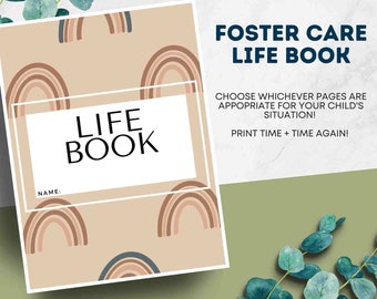 Foster Care Life Book | Fillable Keepsake Pages (digital Download) - Etsy