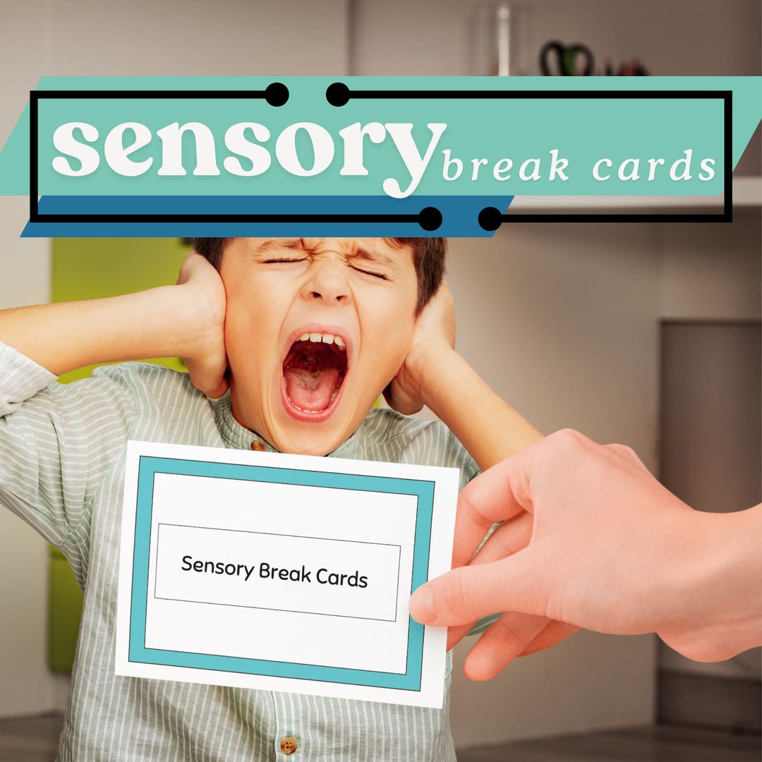 Sensory Break Cards, Calming Activities for ADHD, Autism - Etsy