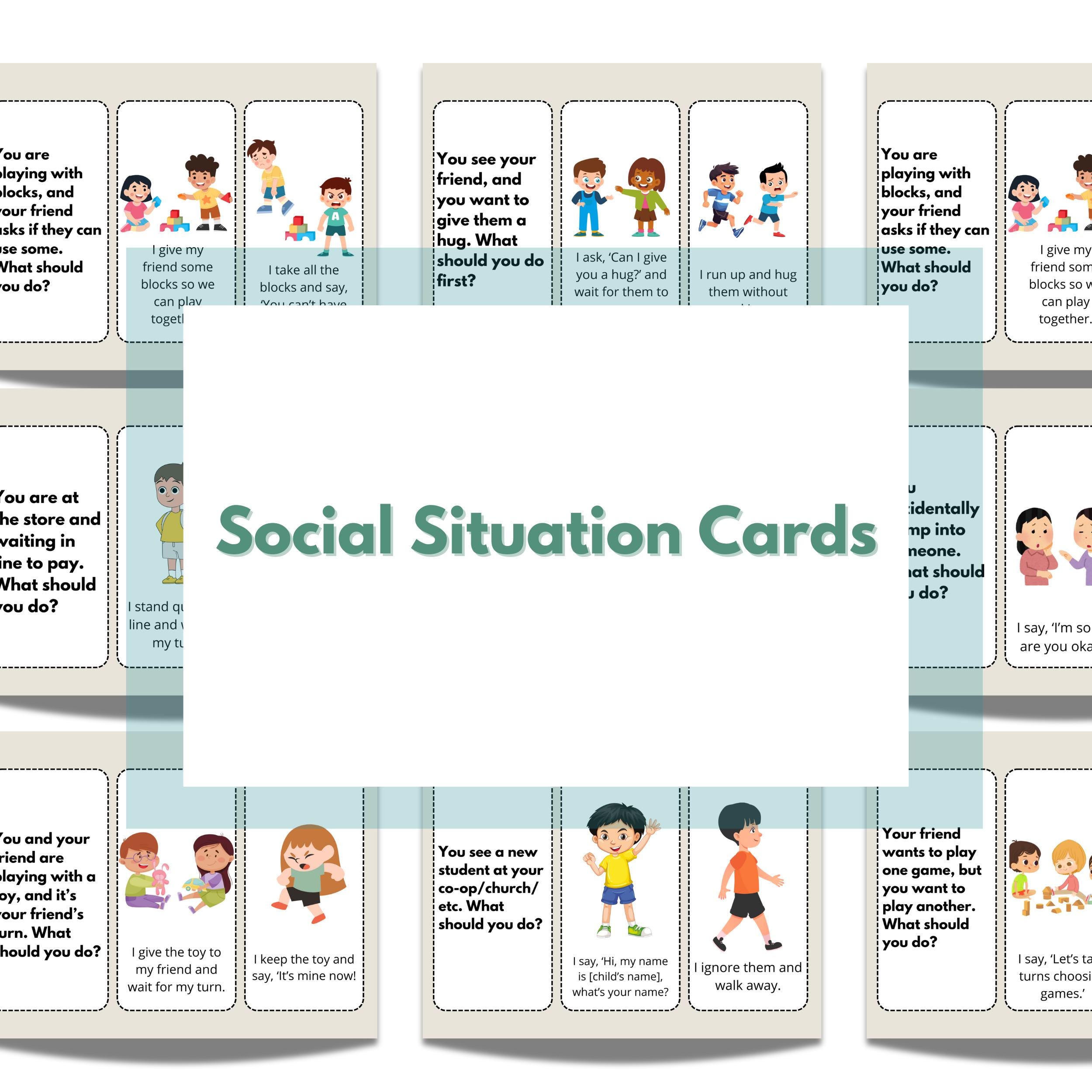 Visual Autism Homeschool Learning Pack: Printables for Socializing ...
