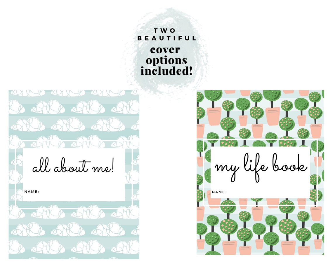 Foster Care Life Book / Foster Care Book / Gender Neutral Life Book ...