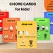 Chore Chart for Kids Printable and Editable Chore Cards Room - Etsy