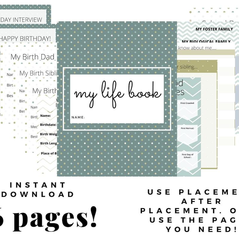 Adoption Book - Etsy