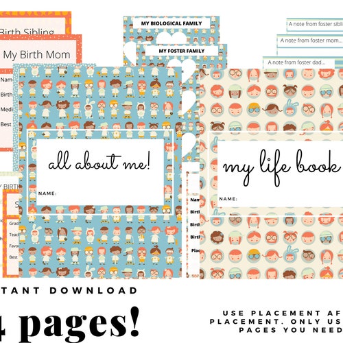 Foster Care Lifebook - Etsy