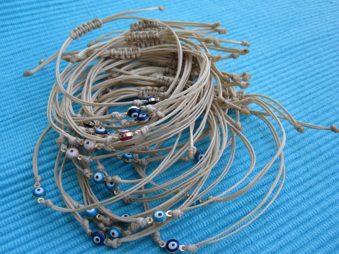Greek Evil Eye Bracelet for Protection and Good Luck - Etsy