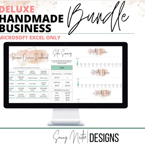 Excel Template - Etsy UK