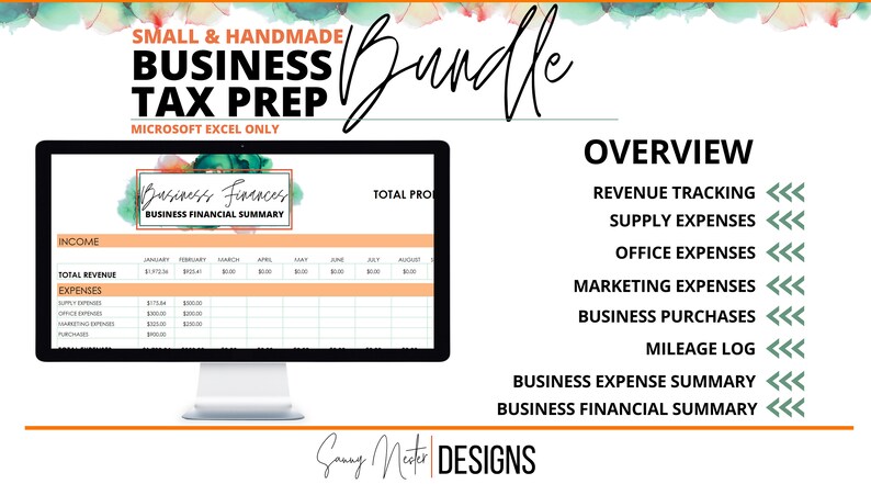 Small Business Planner | Expense Tracker | Home Business | Handmade ...