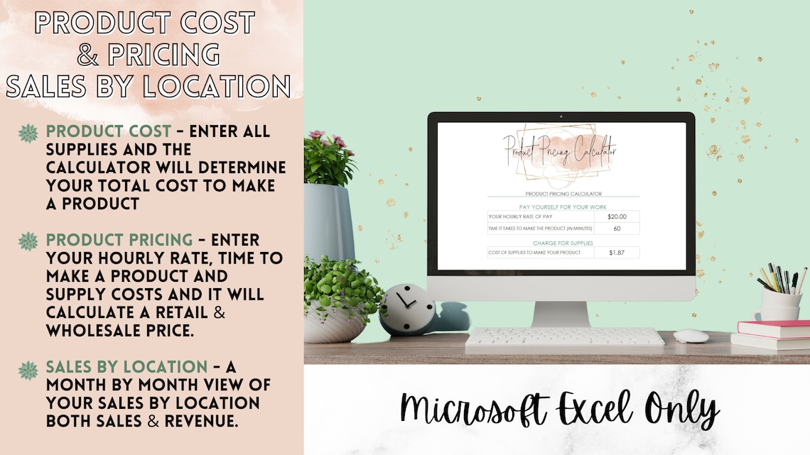 Digital Business Planner Expense Tracker Etsy Small Business | Etsy