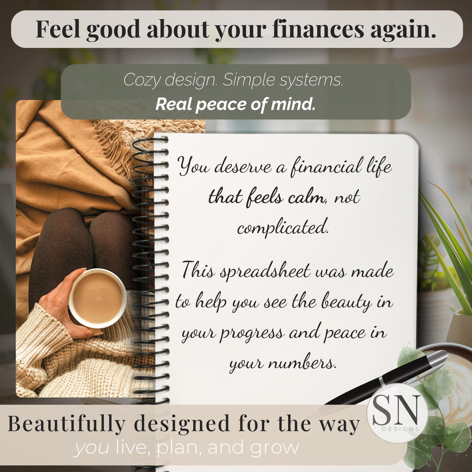 Checkbook Register Dashboard: Google Sheets & Excel Template (digital ...