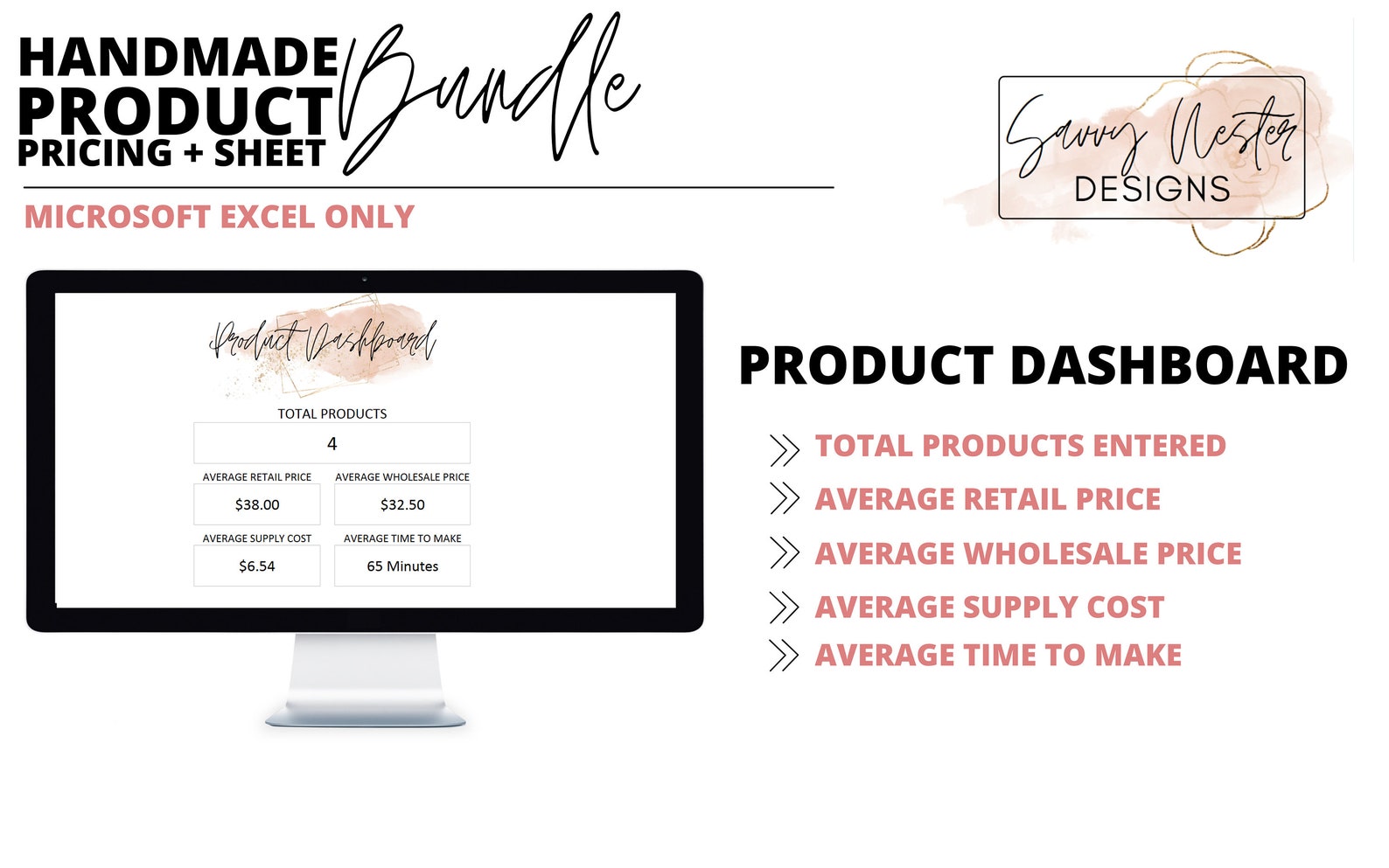 Pricing Guide Small Business Pricing Calculator Business Planner Excel ...