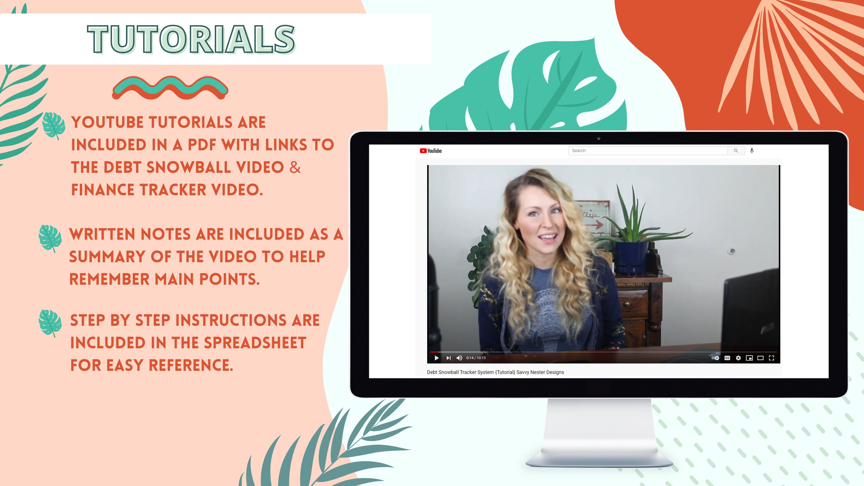Financial Planner Personal Finance Spreadsheet With a Debt - Etsy