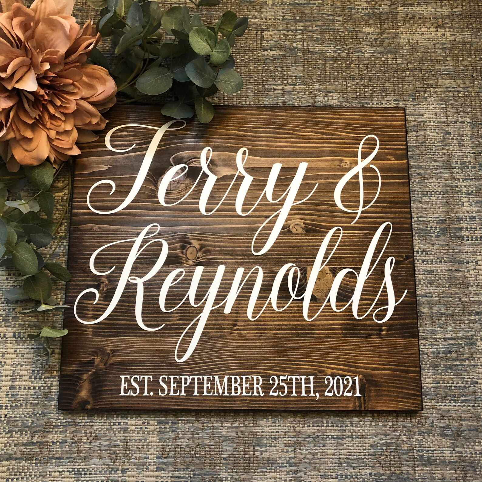 Wedding Welcome Sign Wedding Entrance Sign Rustic Wedding - Etsy