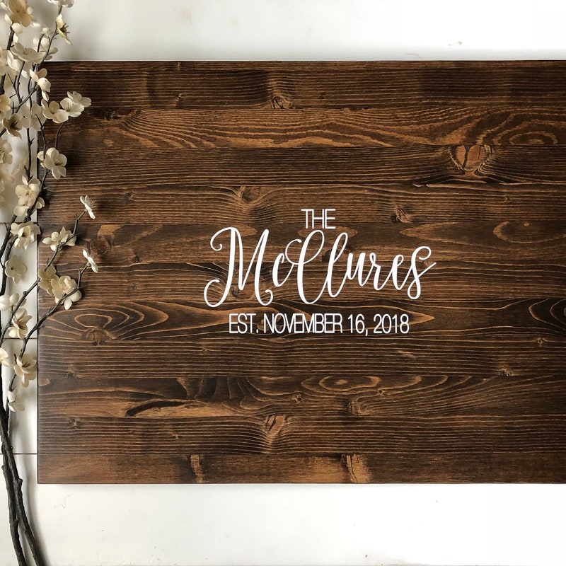 Wood Guest Book - Etsy