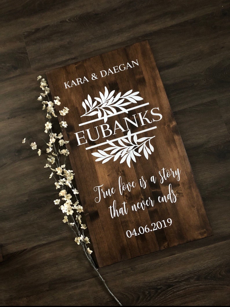 Rustic Wedding Welcome Sign Wedding Entrance Sign Laurel - Etsy