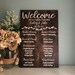 Wedding Program Sign Bridal Party Sign Alternative Wedding - Etsy