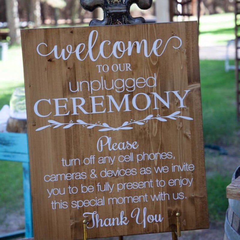 Unplugged Wedding - Etsy