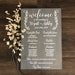 Bridal Party Sign | Wedding Program Sign |wedding Welcome Sign ...