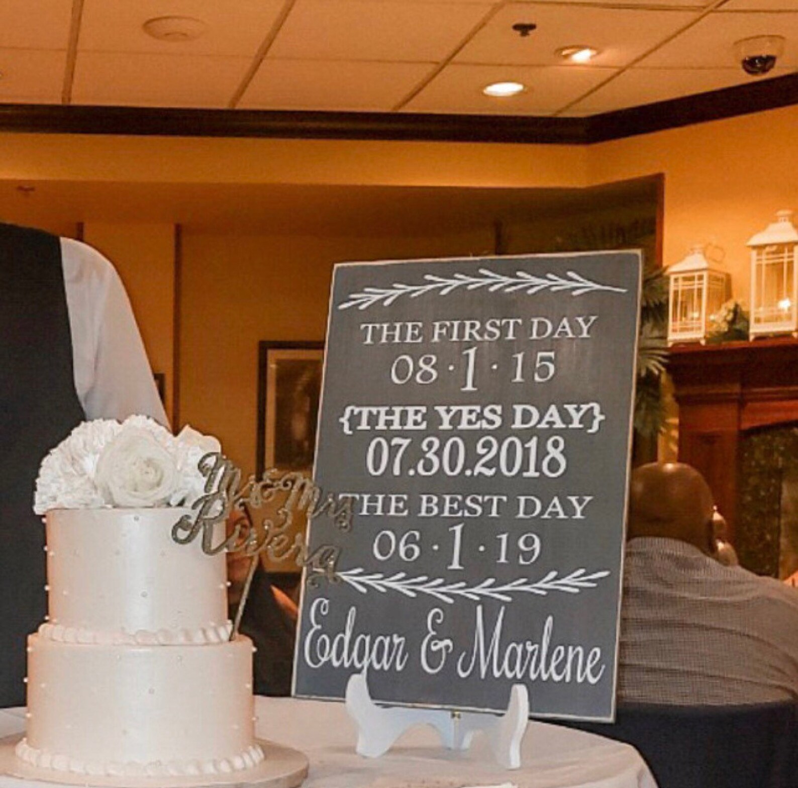 Our Love Story Sign Special Dates Sign First Day Yes Day - Etsy