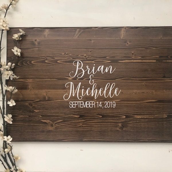 Rustic Guest Book - Etsy