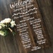 Wedding Program Sign Bridal Party Sign Alternative Wedding - Etsy