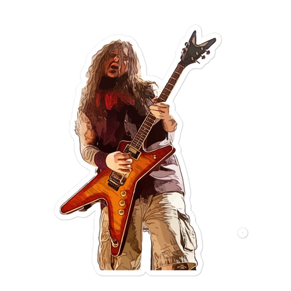 Dimebag Darrell Pantera Guitar Bubble-free Sticker - Etsy