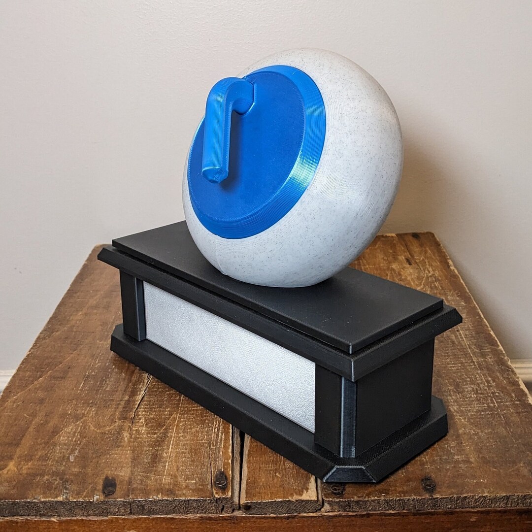 Curling Stone Trophy Award: Personalized Office Decor - Etsy