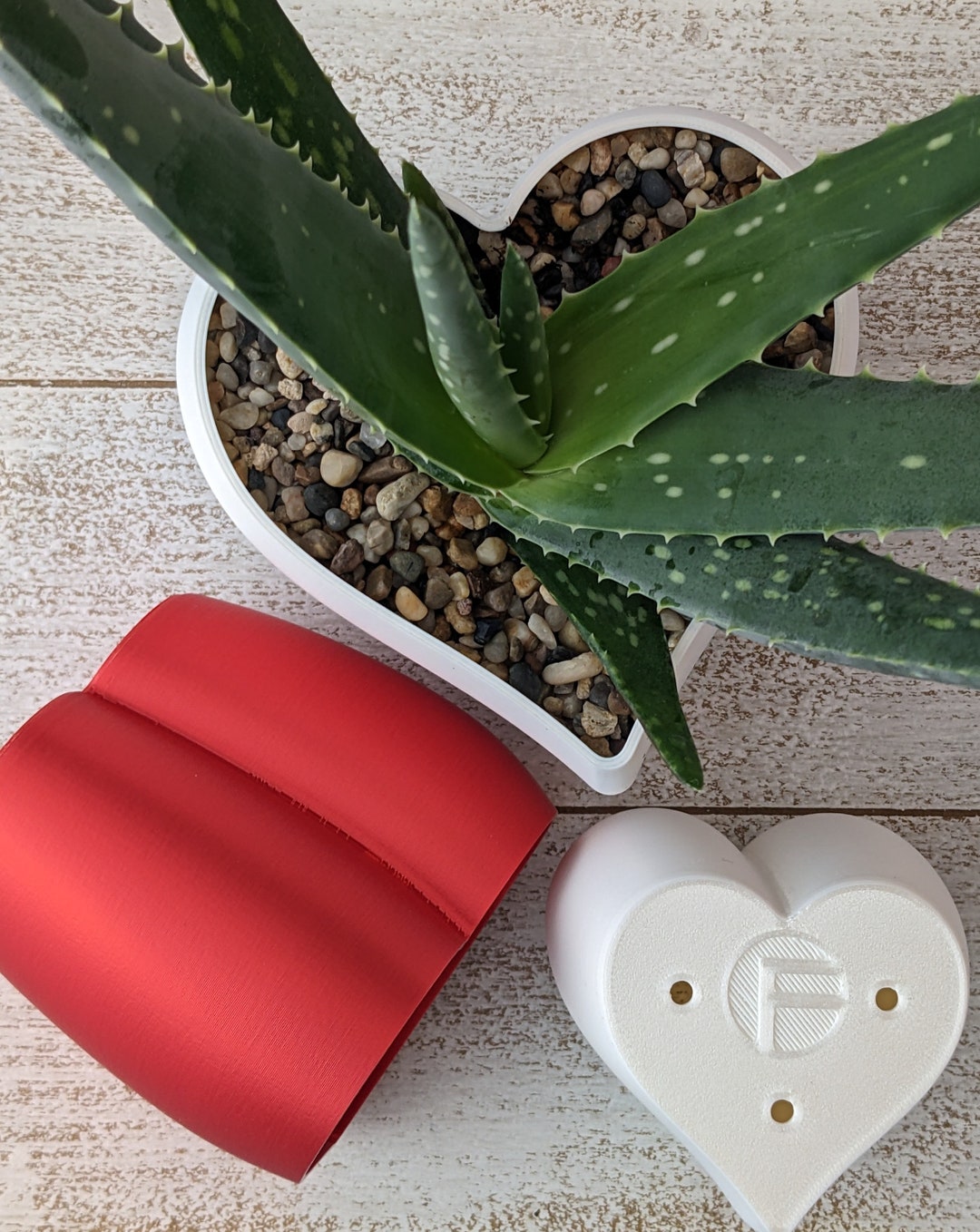 Heart Shaped Plant Pots Heart Planters Set of 3 Nesting Plant Pots ...