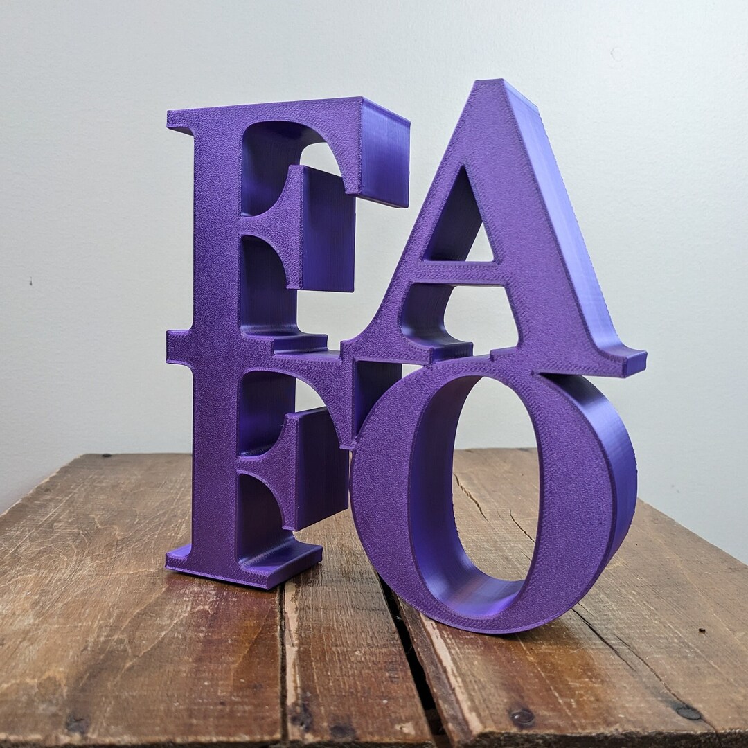 FAFO Sign: 3D Printed Gen X Decor - Etsy