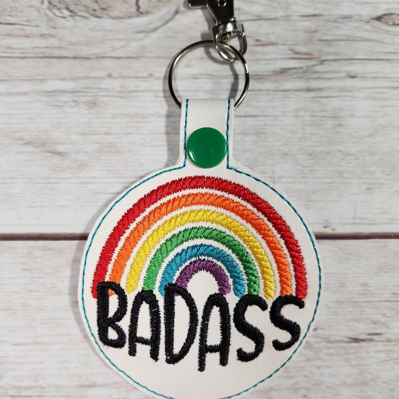 Badass Keychain - Etsy