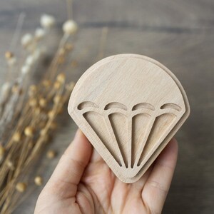 Parachute Stamp Parachute Print Wooden Stamp Fabric Stamp - Etsy