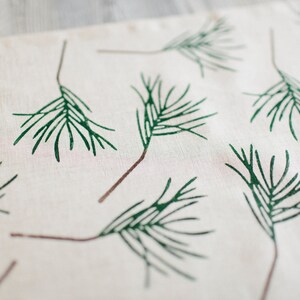 Fabric Stamp Fir Print Fir Tree Stamp Christmas Stamp - Etsy