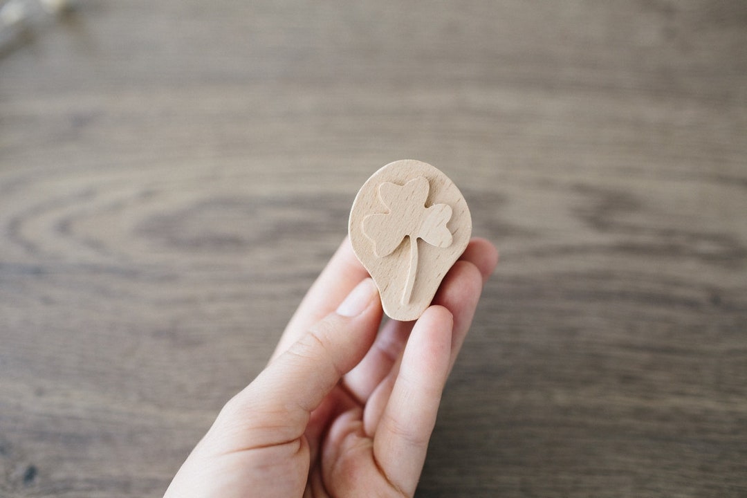 Fabric Stamp Clover Stamp Clay Stamps Soap Stamp Mini - Etsy