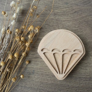 Parachute Stamp Parachute Print Wooden Stamp Fabric Stamp - Etsy