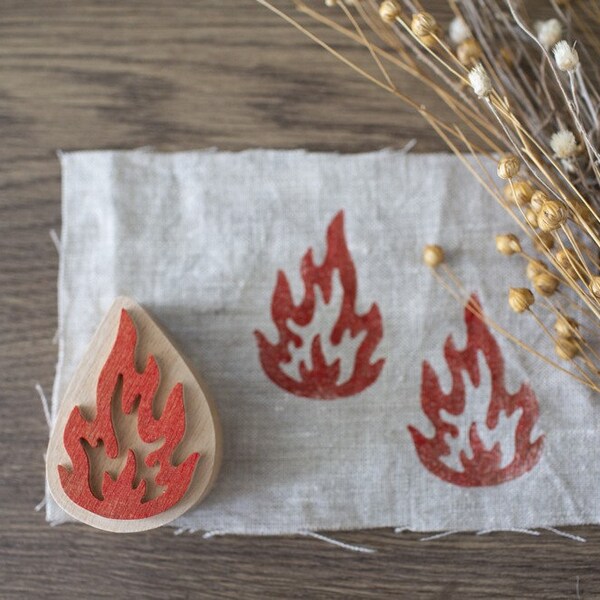 Fire Print Fabric - Etsy