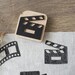 Clapper Board Stamp Clapstick Stamp Fabric Stamp Clapper - Etsy