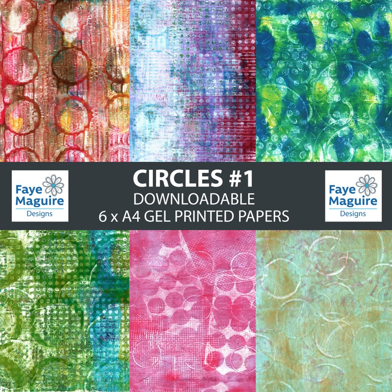 Printable Patterned Papers, Downloadable Digital Paper, Scrapbooking ...