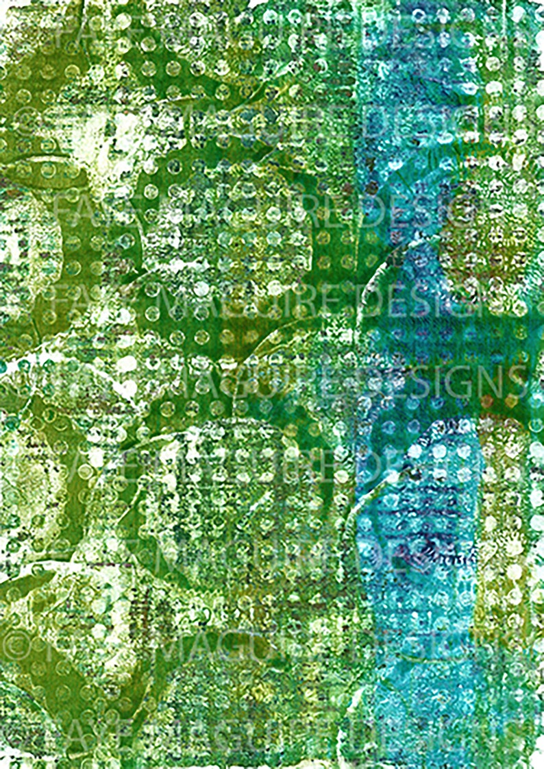 Printable Patterned Papers Downloadable Digital Paper - Etsy