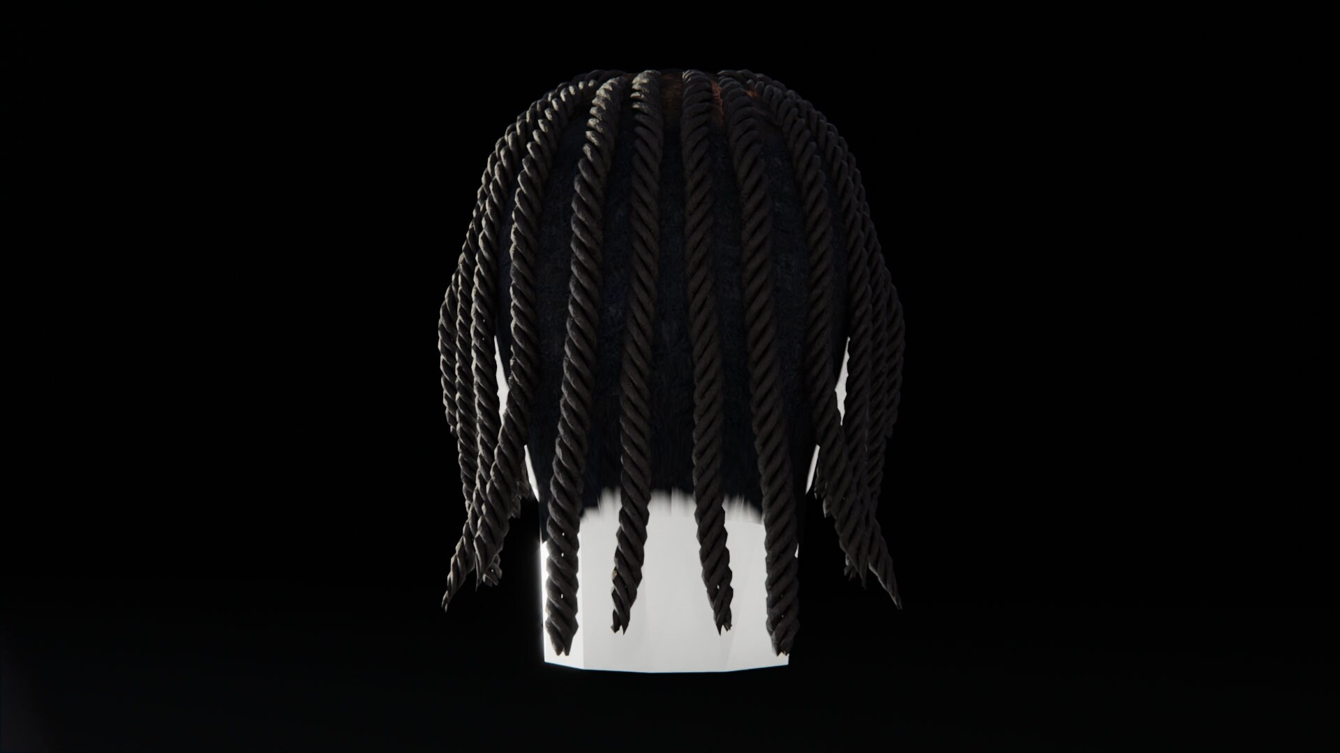 Braided Dreadlocks - 3D Model File - Etsy