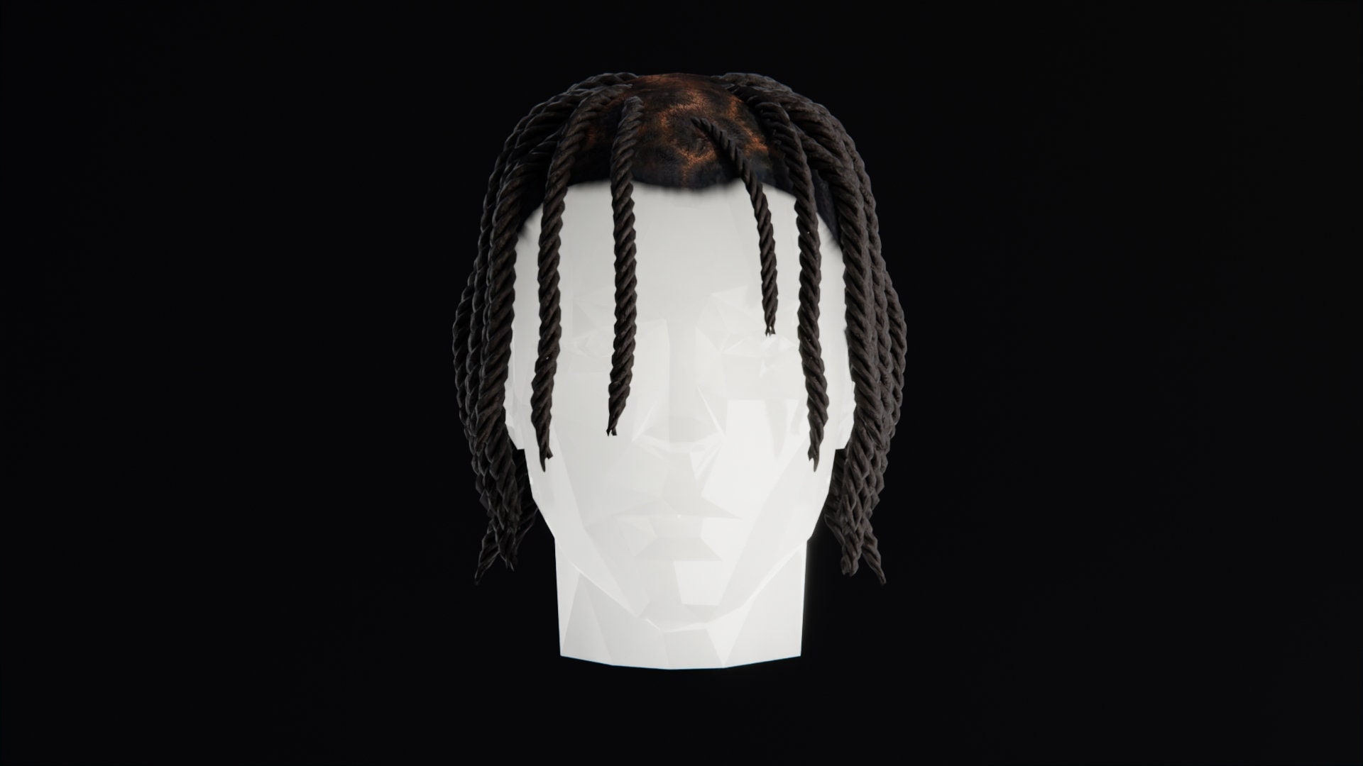 Braided Dreadlocks - 3D Model File - Etsy