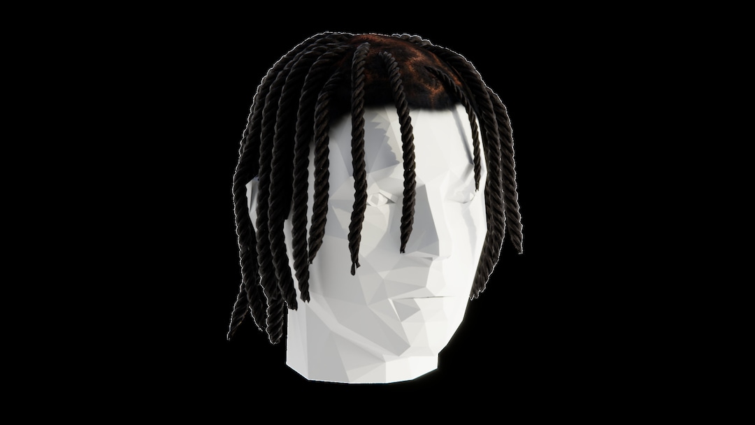 Braided Dreadlocks - 3D Model File - Etsy