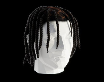 Large Braided Dreads 3D Model File - Etsy
