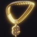 Cash Symbol Diamond Chain - 3D Model File - Etsy