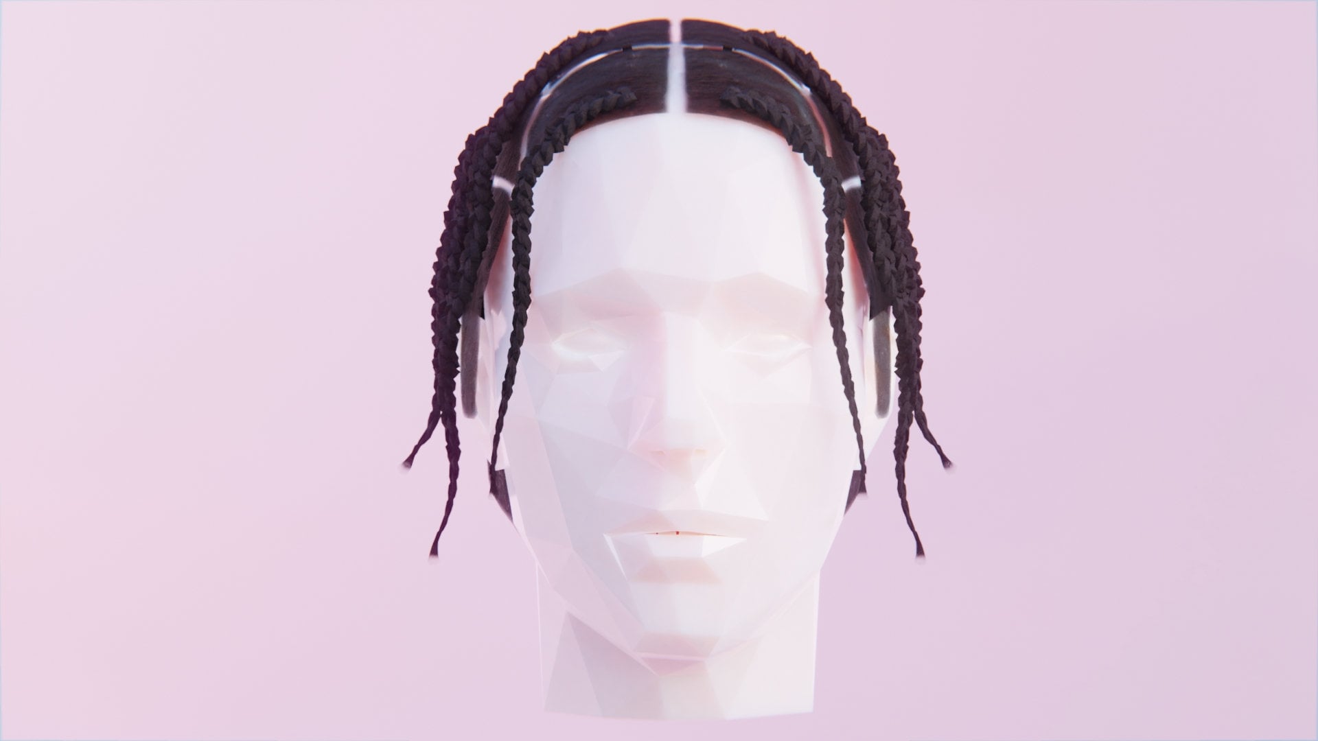 Braids Inspired by ASAP Rocky 3D Model File - Etsy