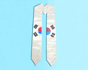 Korea Graduation Stole Korea Flag Sash - Etsy