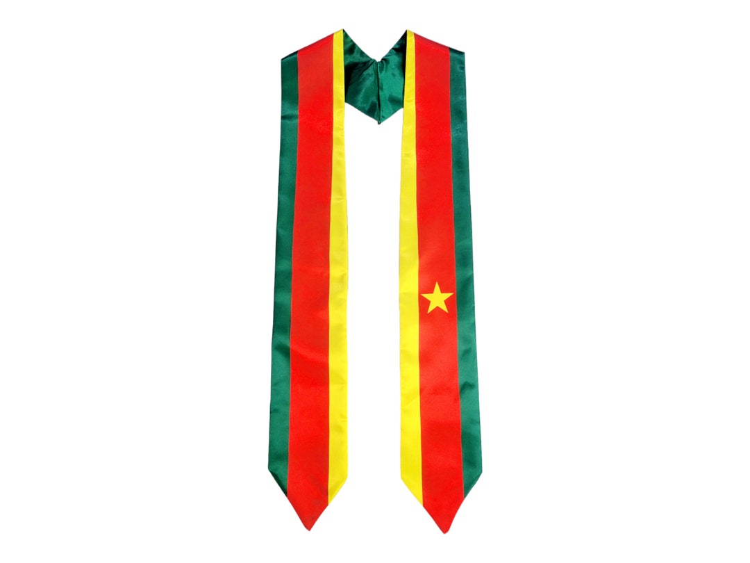 Cameroon Flag Graduation Stoles - Etsy